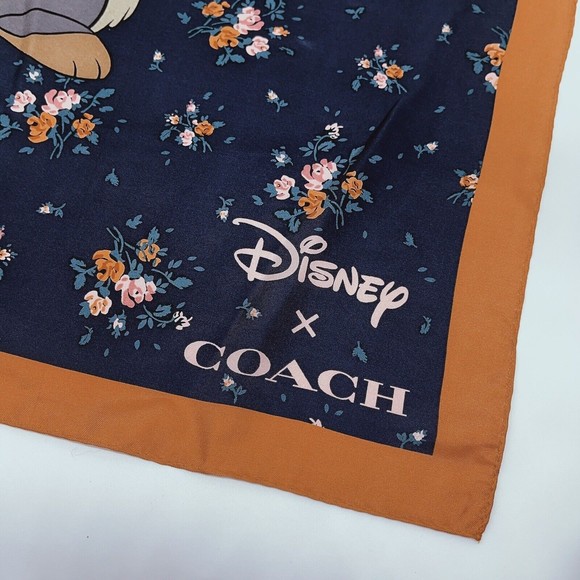 Coach | Accessories | Coach X Disney Thumper Rose Bouquet Print Silk ...
